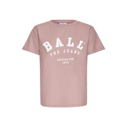 Ball T-Shirt 'BAMALDINI' Damen Gr&ouml;&szlig;e S rosa / wei&szlig;