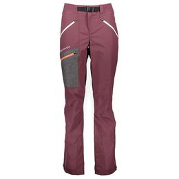 Ortovox Softshell-Skitourenhose "Cevedale" in Bordeaux - 16% | Gr&ouml;&szlig;e M | Damen-sporthosen