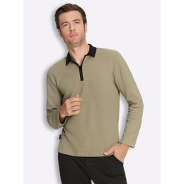 Marco Donati Langarm-Poloshirt