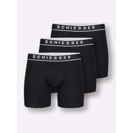 Schiesser Herren Longpanty aus Single-Jersey, schwarz, Gr&ouml;&szlig;e 5