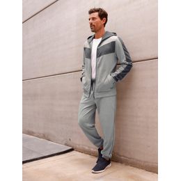 Catamaran Sports Herren Sweatjacke mit Kapuze, grau-anthrazit-meliert, Gr&ouml;&szlig;e 44/46