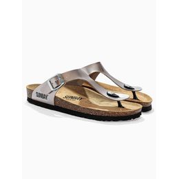 Sunbay Zehentrenner "Camelia" in Silber - 58% | Gr&ouml;&szlig;e 42 | Damen-sandalen