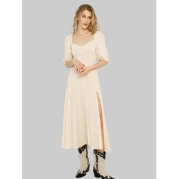 Madnezz House Kleid Damen Gr&ouml;&szlig;e 42 ecru Sommerkleid