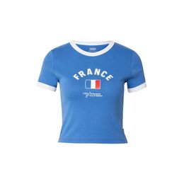 Levi's Levi's T-Shirt 'France Ringer Tee' Damen Gr&ouml;&szlig;e S himmelblau / rot / wei&szlig;