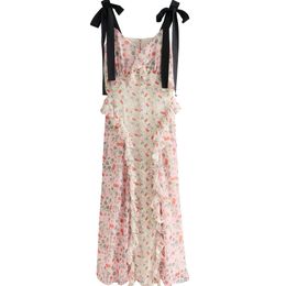 Cath Kidston Kleid Damen Gr&ouml;&szlig;e 42 gr&uuml;n / dunkelgr&uuml;n / rosa / rot Sommerkleid