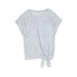 Tom Tailor T-Shirt Damen Gr&ouml;&szlig;e S pastellblau / dunkelblau / wei&szlig;