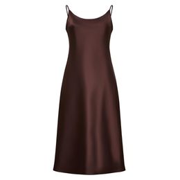 Serena Silueta Kleid 'Below the knee satin slip dress 'Grace'' Damen Gr&ouml;&szlig;e 36 schoko Sommerkleid