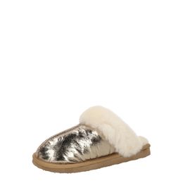 Shepherd Hausschuh 'Jessica' Damen Gr&ouml;&szlig;e 37 creme / silber