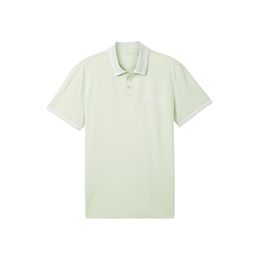 Tom Tailor Poloshirt Herren Gr&ouml;&szlig;e XXXL pastellgr&uuml;n / wei&szlig;