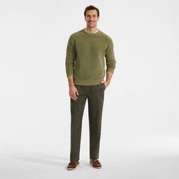 LANDS' END Classic Fit Leichte Schlupfbund-Hose f&uuml;r Herren, Herren, size: regular, Gr&uuml;n, Elasthan/Baumwoll-Mischung/Nylon-Mischung, by Lands' End