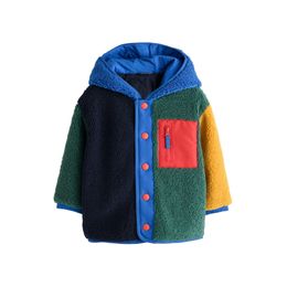 next Fleecejacke Jungen Gr&ouml;&szlig;e 80 navy / honig / smaragd / orange