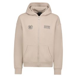 Sublevel Sweatjacke in Sand - 58% | Gr&ouml;&szlig;e L | Herren-sweatshirts-jacken