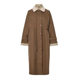 Y.A.S YAS Between-Seasons Coat 'YASMaloma' female size XS Brown
