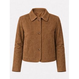 RICANO Damen Bolerojacke "Lederjacke Jeena", braun, Gr. M, Obermaterial: 100% Lammnappaleder LANA. Futter: 100% Polyester PES., Jacken, Handgefertigt