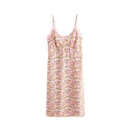 Cath Kidston Kleid Damen Gr&ouml;&szlig;e 42 gelb / oliv / rosa / hellpink