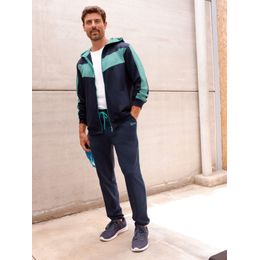 Catamaran Sports Herren Sweatjacke mit Kapuze, marine-salbei, Gr&ouml;&szlig;e 64/66