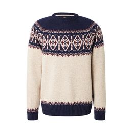 Barbour Pullover 'Tisbury' Herren Gr&ouml;&szlig;e L creme / dunkelblau / bordeaux