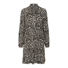 Kaffe Kleid 'KA Riani' Damen Gr&ouml;&szlig;e 46 grau / schwarz / wei&szlig; Sommerkleid