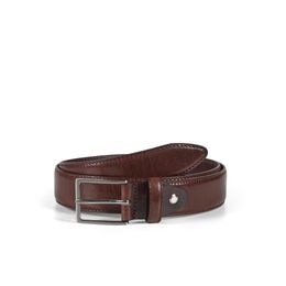 Howard London G&uuml;rtel 'Leather Belt Charles Dark Brown' Herren Gr&ouml;&szlig;e 85 dunkelbraun