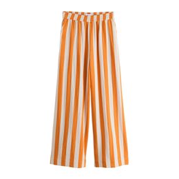 next Hose Damen Gr&ouml;&szlig;e 40 orange / wei&szlig;