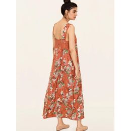 Odd Molly Kleid 'Violin' Damen Gr&ouml;&szlig;e 34 mischfarben / rostrot Sommerkleid