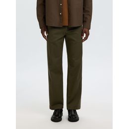 Selected Chino Pants 'SLMMiles' male size 30 Dark green