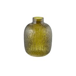 HOME STORY Vase gr&uuml;n Glas Ma&szlig;e (cm): H: 27 &Oslash;: 20 &raquo; H&ouml;ffner