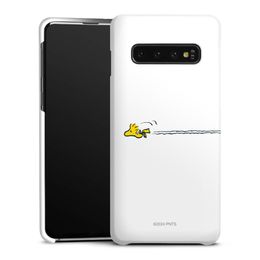DeinDesign Galaxy S10 Handy Premium Case Smartphone Handyh&uuml;lle Schutzh&uuml;lle matt Peanuts Official Licensed Product Children Premium Case
