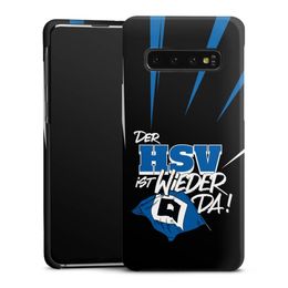DeinDesign Galaxy S10 Handy Premium Case Smartphone Handyh&uuml;lle Schutzh&uuml;lle matt Ascent Hamburger Sv Hsv Premium Case