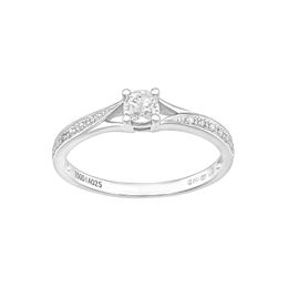 Diamant Leternel Ring Damen Gr&ouml;&szlig;e 56 silber