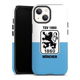 DeinDesign iPhone 13 Mini Handy Panzer Handyh&uuml;lle robuste Outdoor H&uuml;lle Schutzh&uuml;lle gl&auml;nzend Official Licensed Product Coat Of Arms Tsv 1860 M&uuml;nchen Tough Case