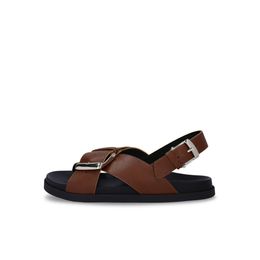 NAE Vegan Shoes Sandals 'LUNA' female size 42 Brown