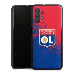 DeinDesign Galaxy A32 5G Handy Silikon H&uuml;lle Case schwarz Handyh&uuml;lle Ol Official Licensed Product Olympique Lyonnais