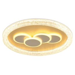 Globo Lighting Deckenleuchte wei&szlig; Ma&szlig;e (cm): H: 7 &Oslash;: 49.5 &raquo; H&ouml;ffner