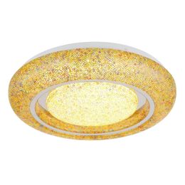 Globo Lighting Deckenleuchte wei&szlig; Ma&szlig;e (cm): H: 7,5 &Oslash;: 38 &raquo; H&ouml;ffner