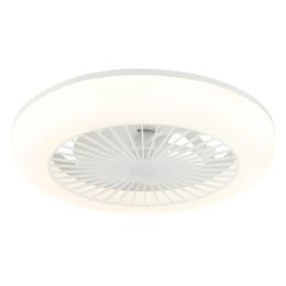 Globo Lighting Deckenventilator wei&szlig; Ma&szlig;e (cm): H: 14 &Oslash;: 45 &raquo; H&ouml;ffner