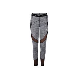 MOROTAI Workout Pants female size XL Light grey / Black / White