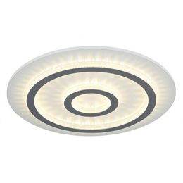 Globo Lighting Deckenleuchte wei&szlig; Ma&szlig;e (cm): H: 5,5 &Oslash;: 45 &raquo; H&ouml;ffner