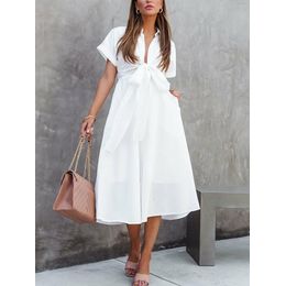 Milan Kiss Kleid in Wei&szlig; - 62% | Gr&ouml;&szlig;e M | Damen-kleider