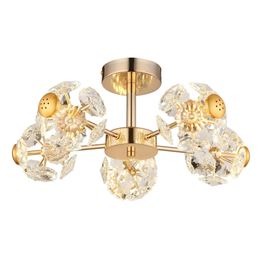 Globo Lighting Deckenleuchte gold Ma&szlig;e (cm): H: 22 &Oslash;: 50 &raquo; H&ouml;ffner