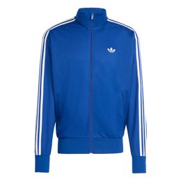 adidas originals Zip-Up Hoodie 'Firebird Adicolor' male size XXXL Royal blue / White