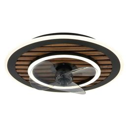 Globo Lighting Deckenventilator schwarz Ma&szlig;e (cm): H: 13 &Oslash;: 49 &raquo; H&ouml;ffner
