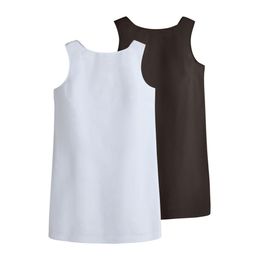 The Set Kleid Damen Gr&ouml;&szlig;e 34 schoko / wei&szlig; Sommerkleid