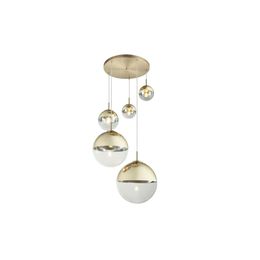 Globo Lighting H&auml;ngeleuchte gold Ma&szlig;e (cm): H: 150 &Oslash;: 65 &raquo; H&ouml;ffner
