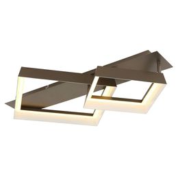 Globo Lighting Deckenleuchte braun Ma&szlig;e (cm): B: 49,5 H: 12 &raquo; H&ouml;ffner