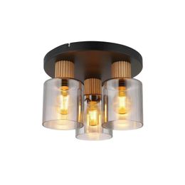 Globo Lighting Deckenleuchte schwarz Ma&szlig;e (cm): H: 21 &Oslash;: 30 &raquo; H&ouml;ffner