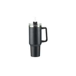 KHG Thermobecher schwarz Edelstahl,Kunststoff Ma&szlig;e (cm): H: 27 &Oslash;: 10 &raquo; H&ouml;ffner