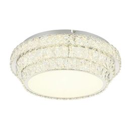 Globo Lighting Deckenleuchte silber Ma&szlig;e (cm): H: 15,5 &Oslash;: 50 &raquo; H&ouml;ffner