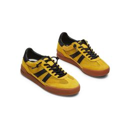 Steve Madden Leder-Sneakers in Gelb/ Schwarz - 55% | Gr&ouml;&szlig;e 37 | Damen-sneakers