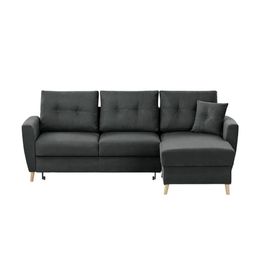 H&ouml;ffner Ecksofa Carla grau Ma&szlig;e (cm): B: 230 H: 93 T: 159.0 &raquo; H&ouml;ffner